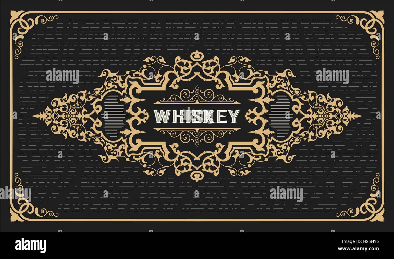 Whisky sign Stock Vector Images - Alamy