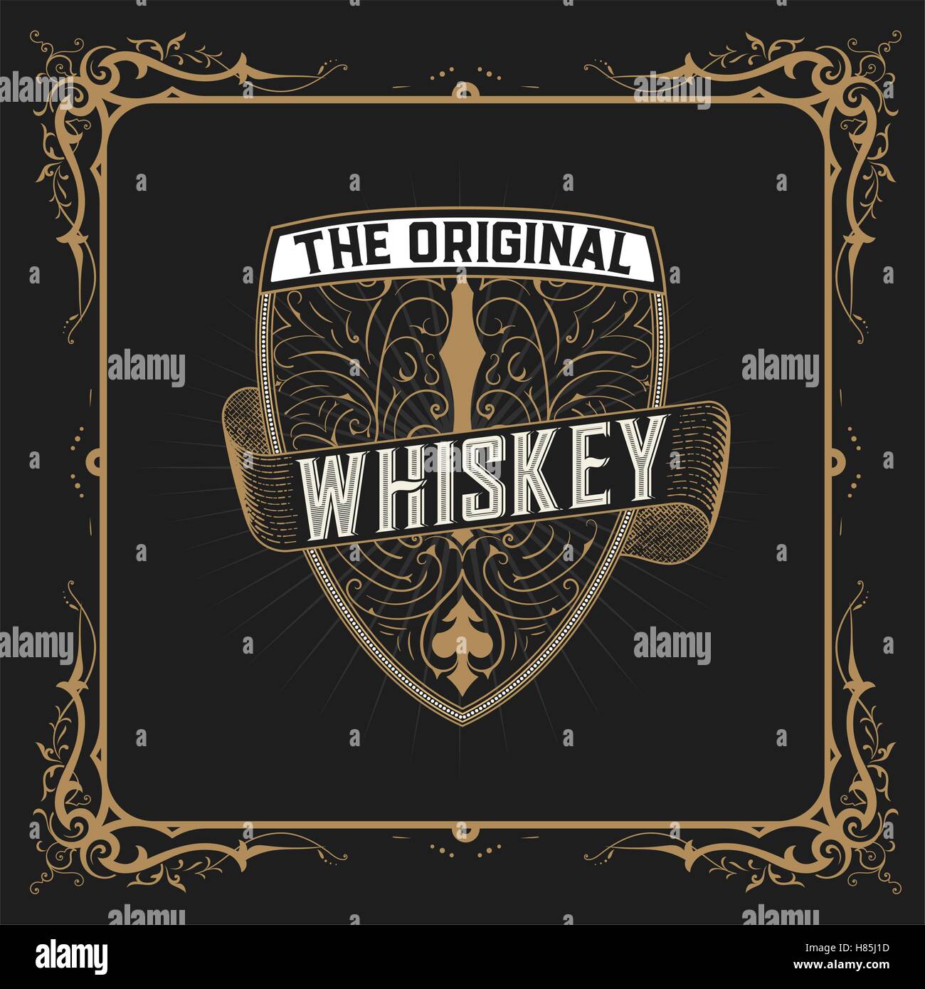 Beer shield Stock Vector Images - Alamy