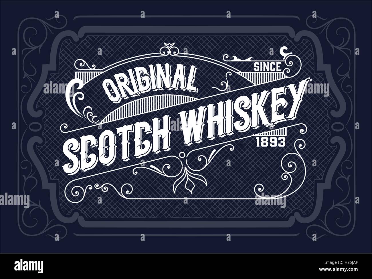 Vintage label design for Whiskey and Wine label, Restaurant banner ...
