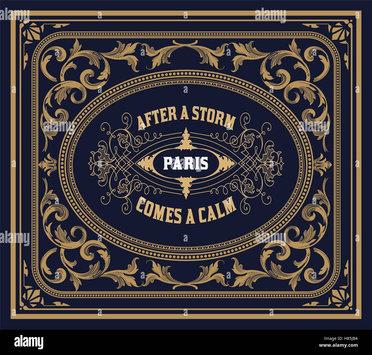 Vintage card. Elements by layers Stock Vector Image & Art - Alamy