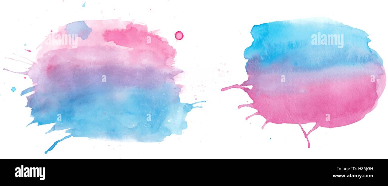 watercolor splash set Stock Vector Image & Art - Alamy