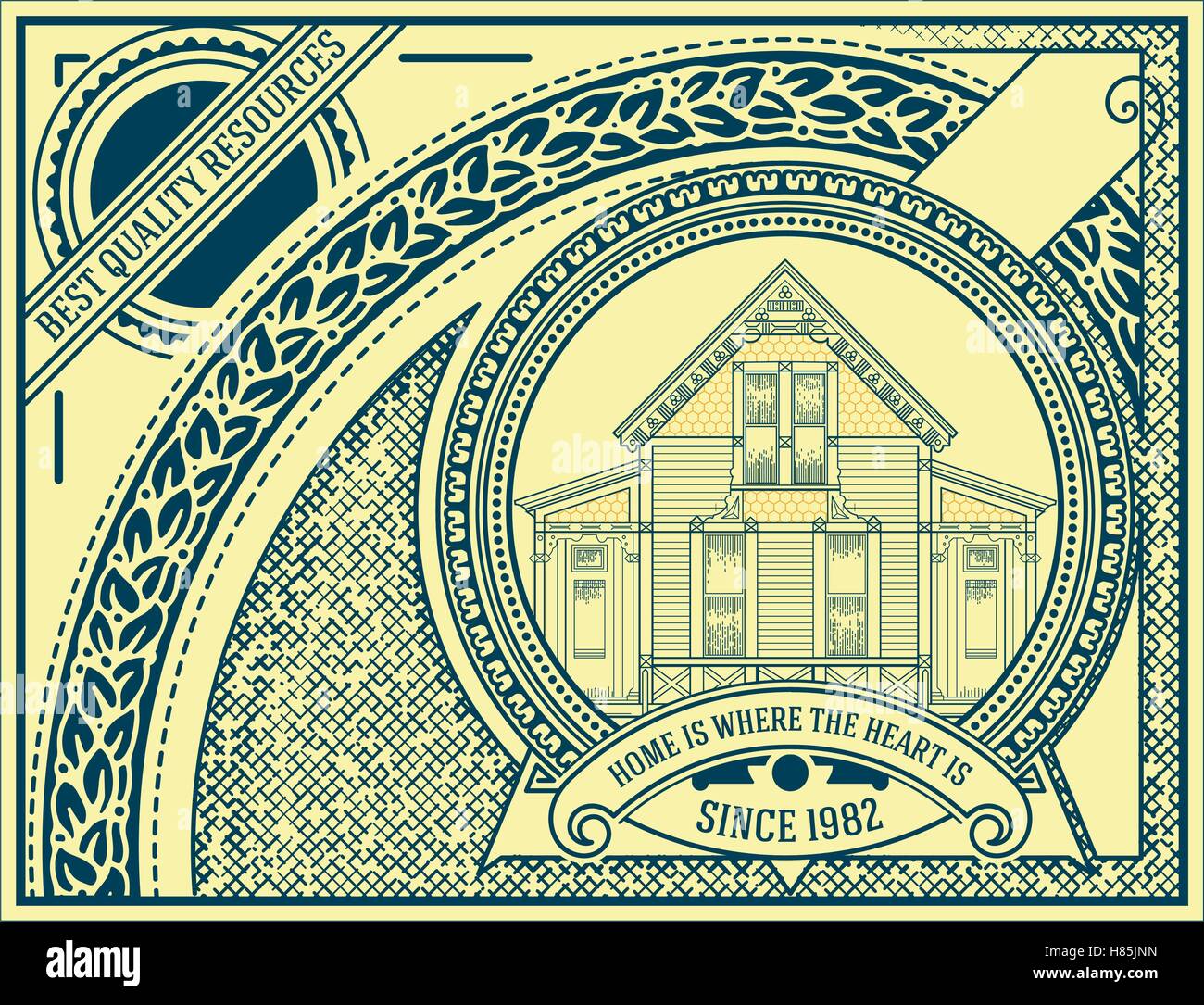 Vintage design. Vector resources Stock Vector Image & Art - Alamy