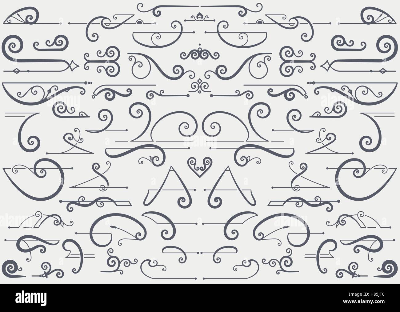 Vintage accents and ornaments Stock Vector Image & Art - Alamy