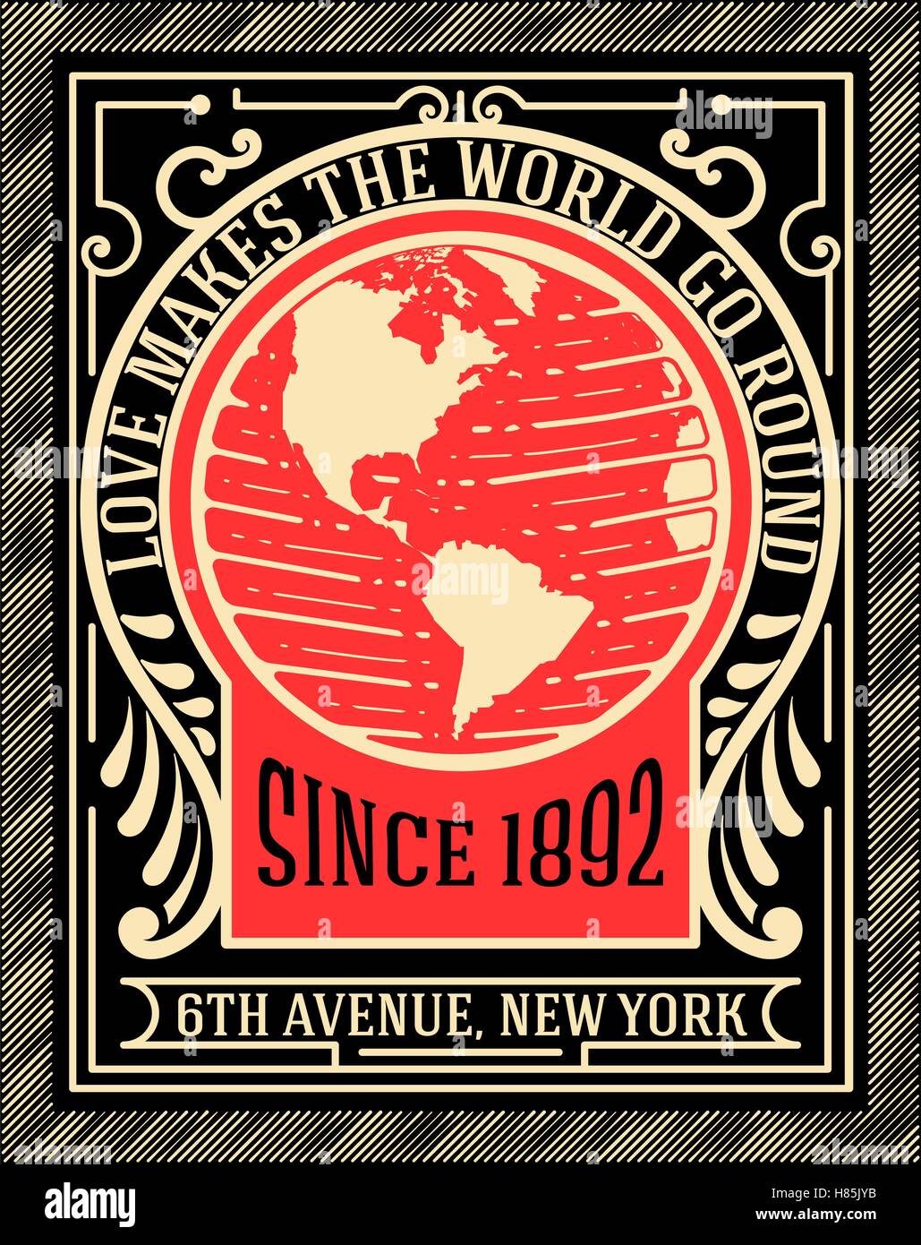 Old Card Design. Vector Layered Stock Vector Image & Art - Alamy