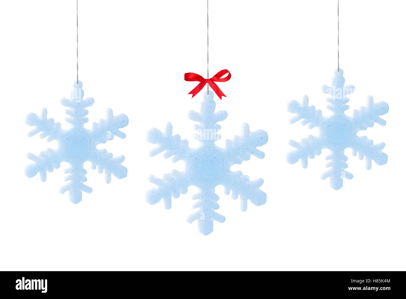 Winter transparent snowflake Stock Photo - Alamy
