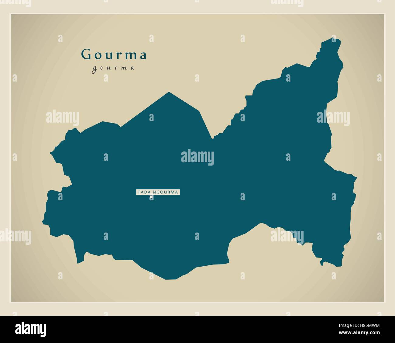 Modern Map - Gourma BF Stock Vector Image & Art - Alamy