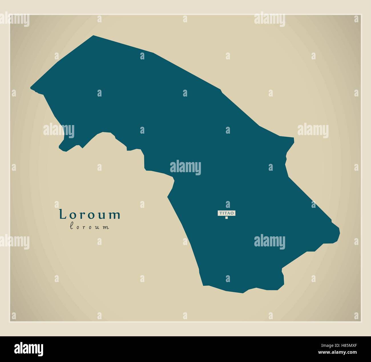 Modern Map - Loroum BF Stock Vector Image & Art - Alamy