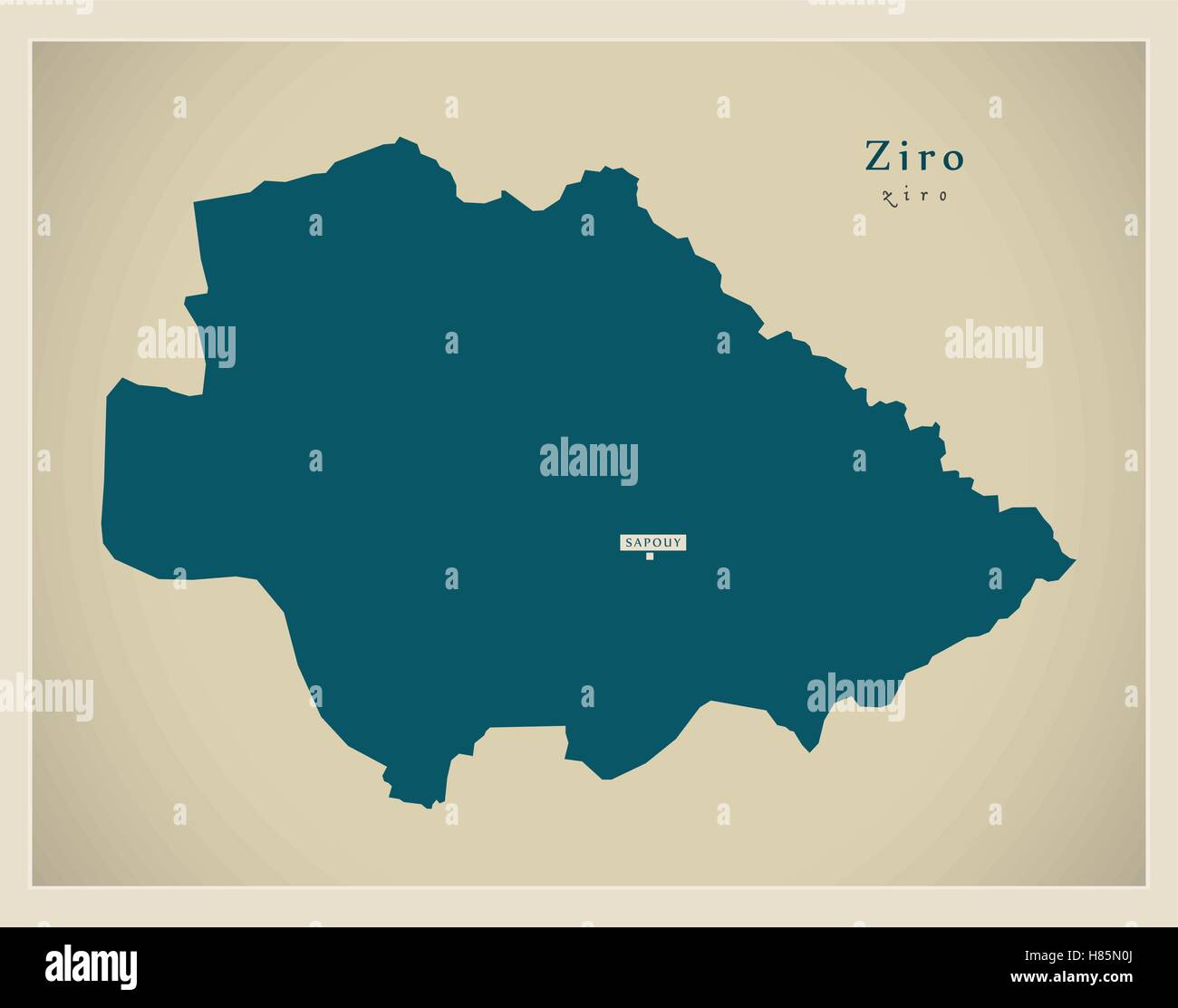 Modern Map - Ziro BF Stock Vector Image & Art - Alamy