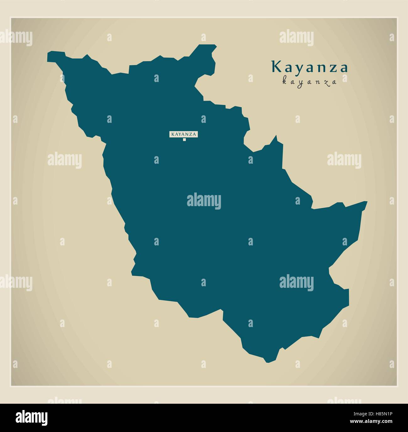 Kayanza vector map hi-res stock photography and images - Alamy