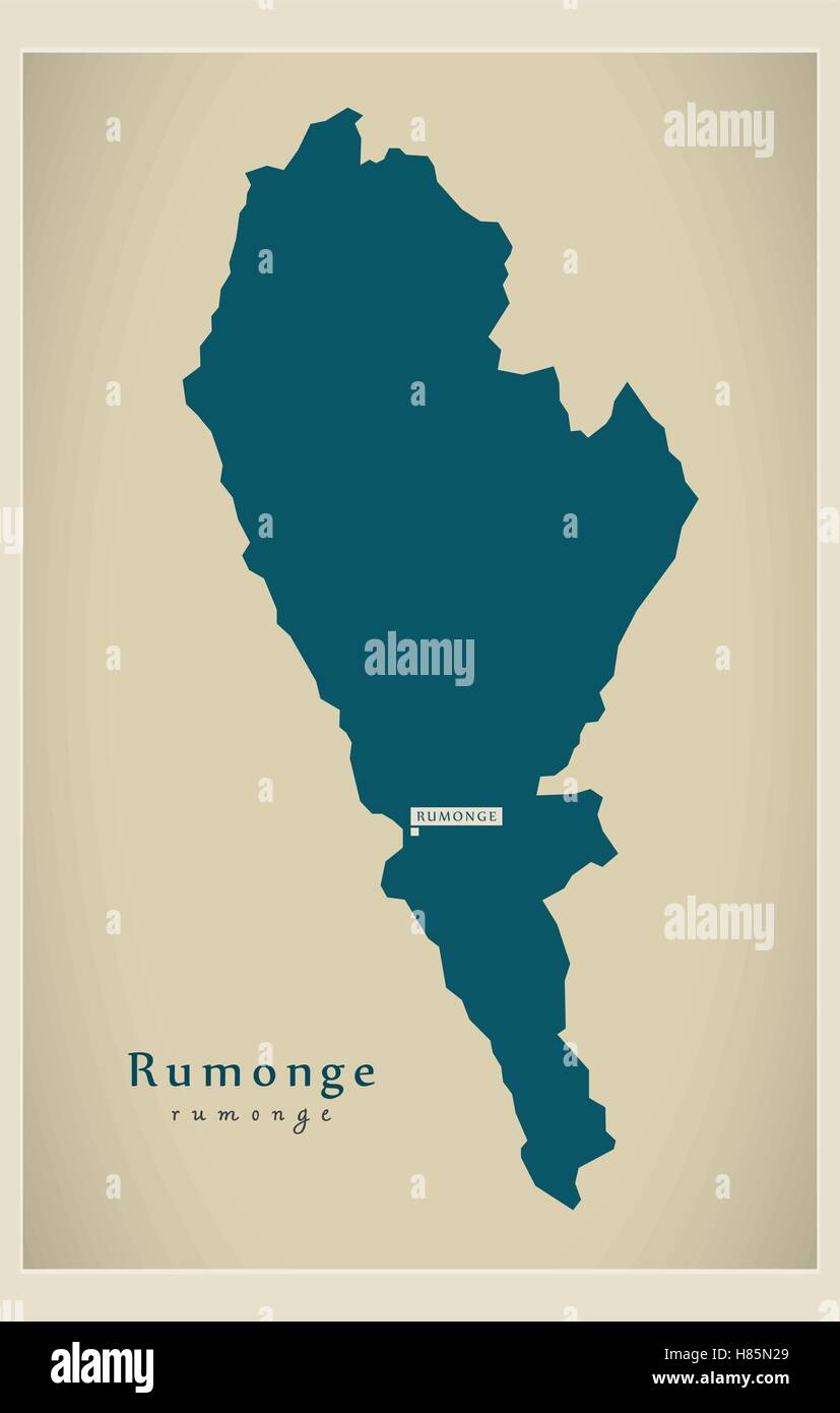 Modern Map - Rumonge BI Stock Vector Image & Art - Alamy