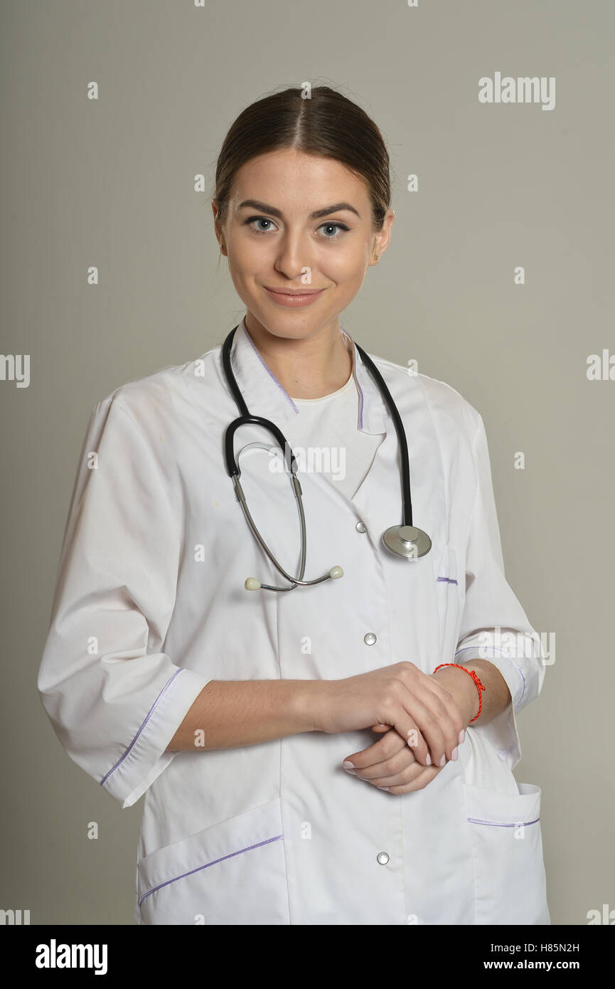 beautiful Female doctor Stock Photo - Alamy