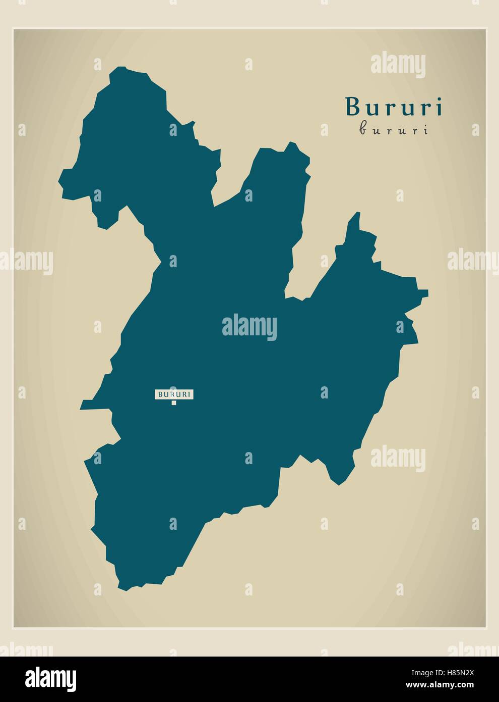 Modern Map - Bururi BI Stock Vector Image & Art - Alamy