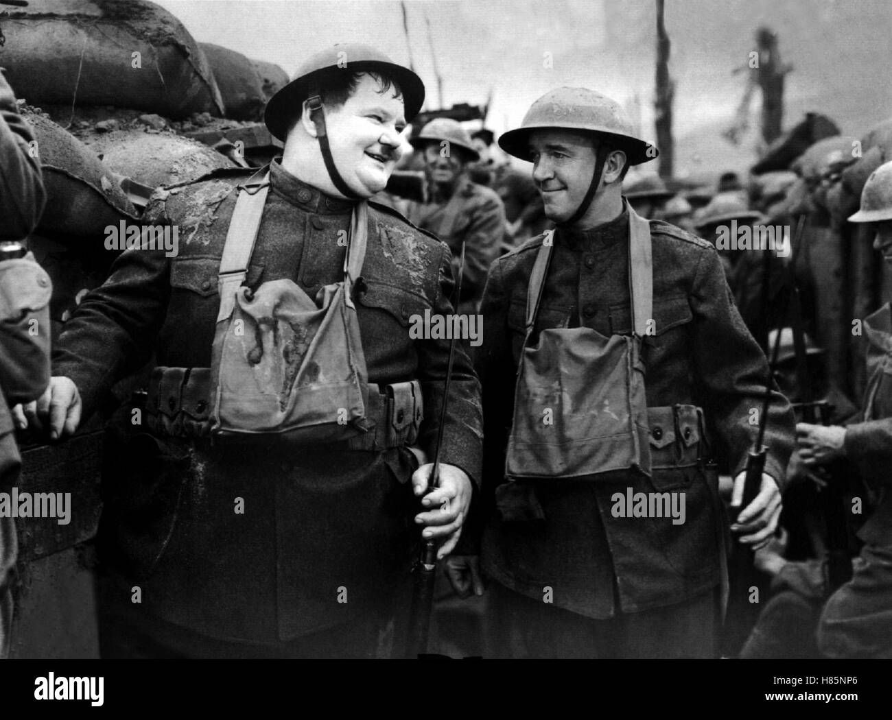 Die Klotzköpfe / Dick und Doof - Lange Leitung, (BLOCKHEADS) USA 1938 ...