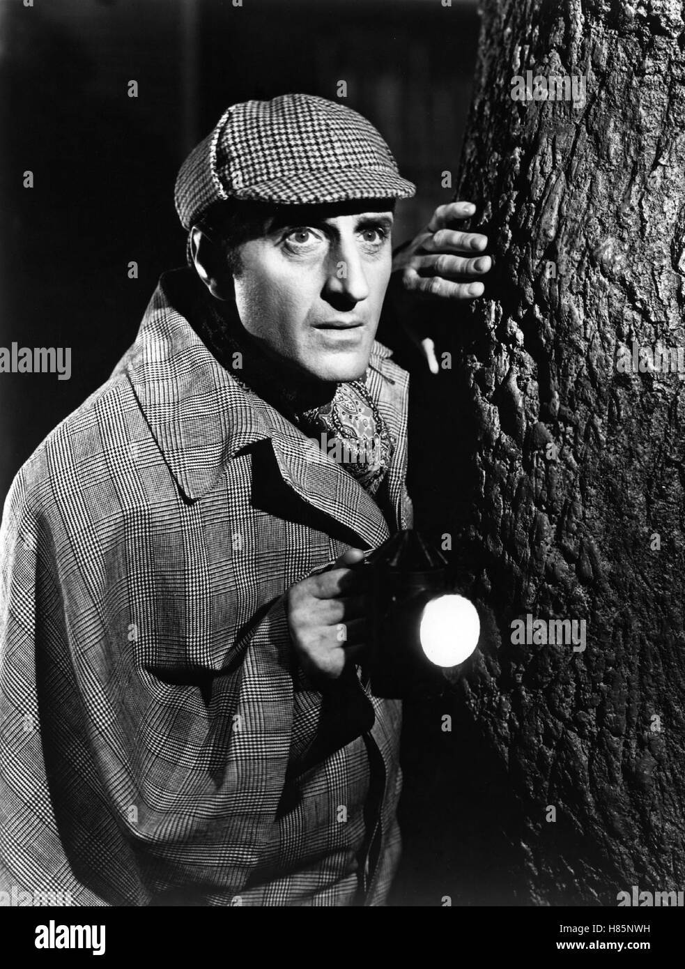 Basil rathbone sherlock holmes Black and White Stock Photos & Images ...