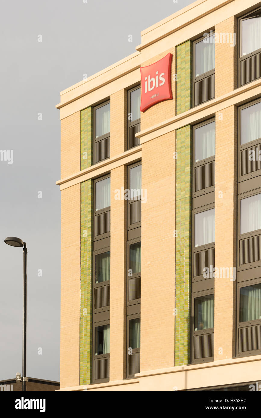 The Ibis Hotel Cambridge railway station plaza UK Stock Photo - Alamy