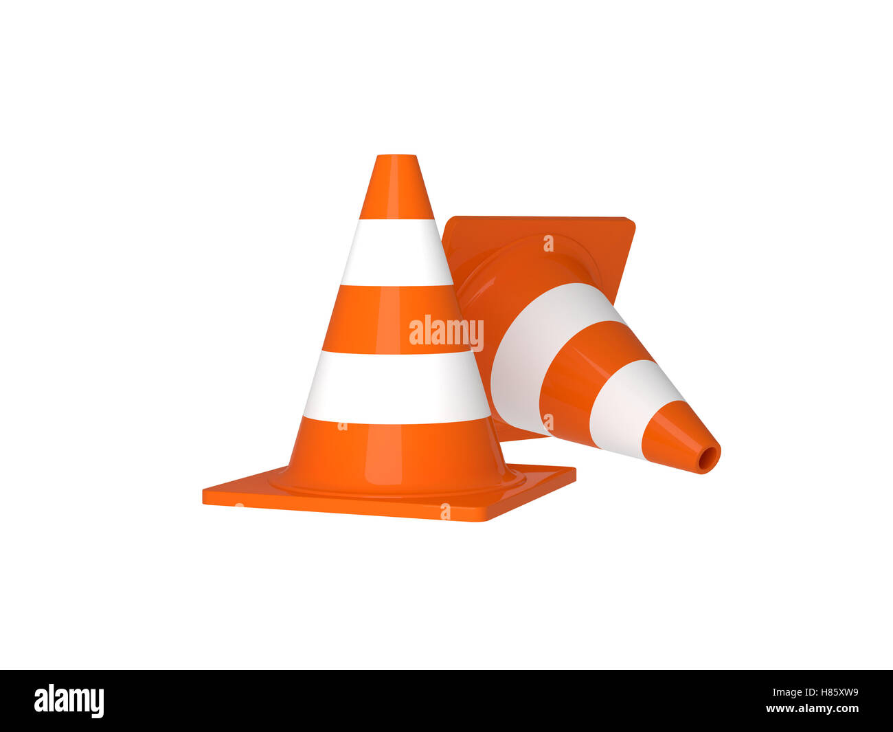3d illustration traffic safety Cut Out Stock Images & Pictures - Alamy