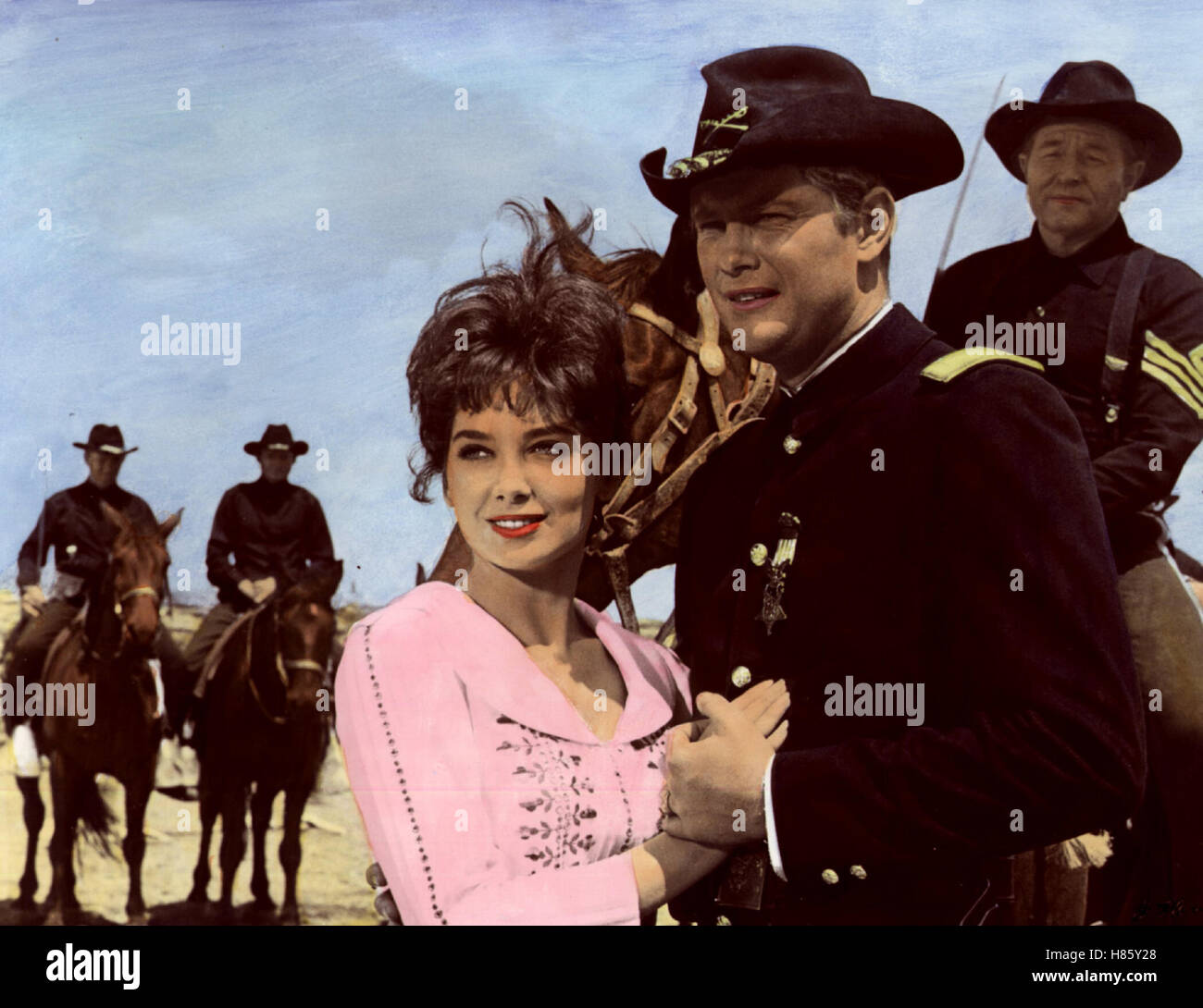 Die blaue Eskadron, (A DISTANT TRUMPET) USA 1963, Regie: Raoul Walsh ...