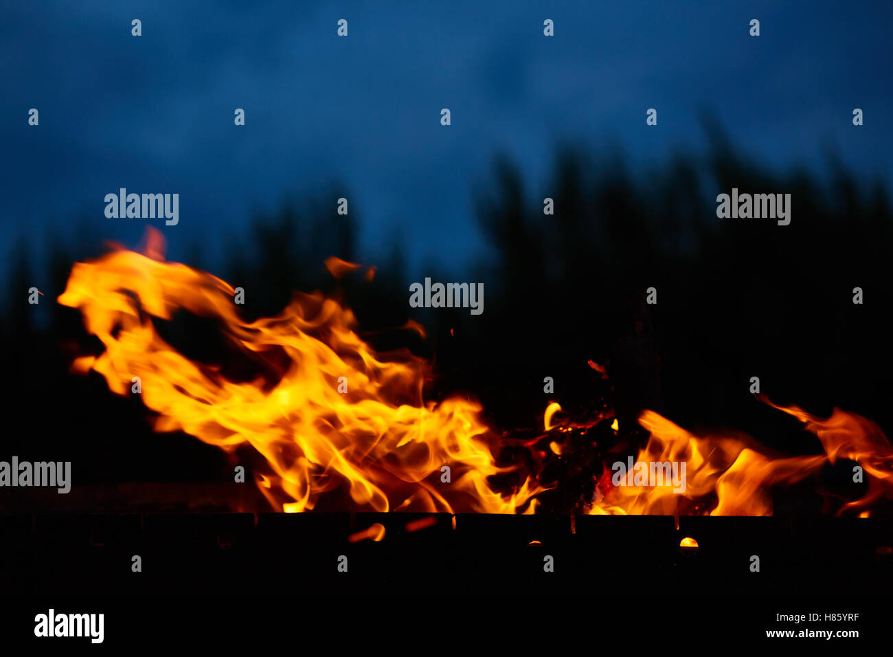 Fire flames background Stock Photo - Alamy