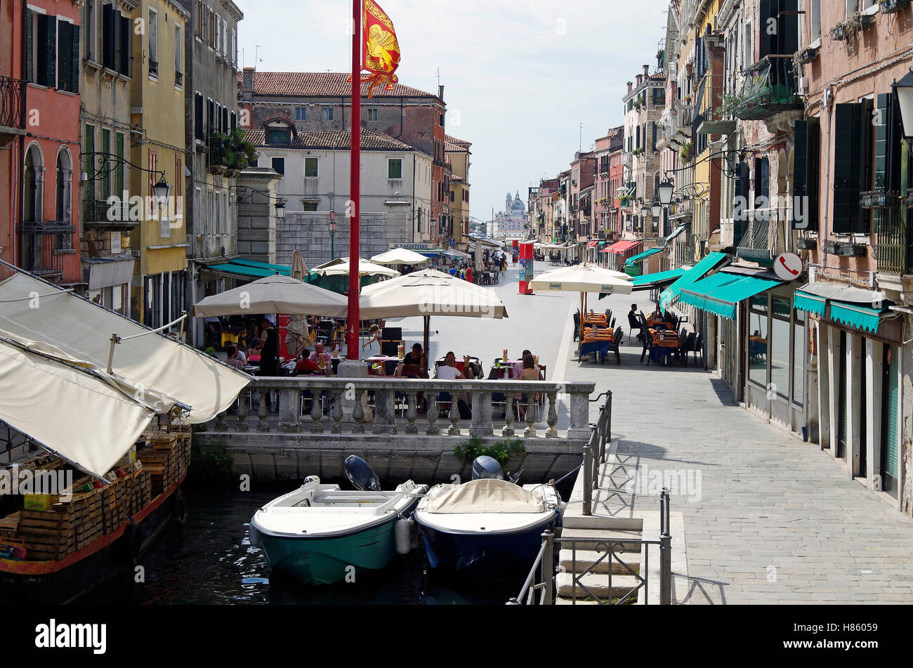 View westwards along via garibaldi hi-res stock photography and images ...