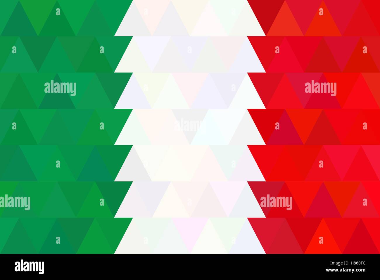 Vector geometric background in Italy flag concept can be used in cover ...