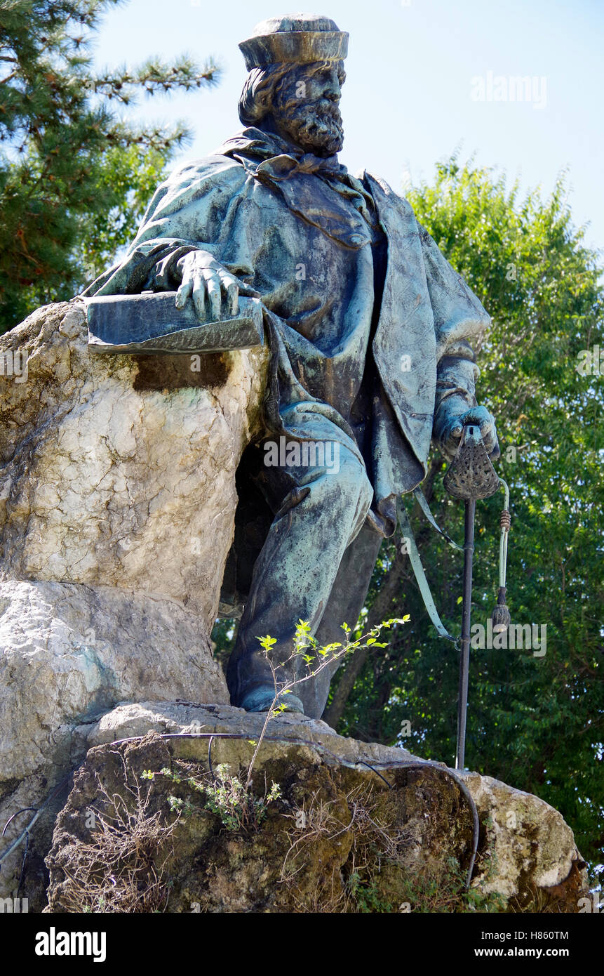 Venice Italy Monument to Garibaldi, Public Gardens Stock Photo - Alamy