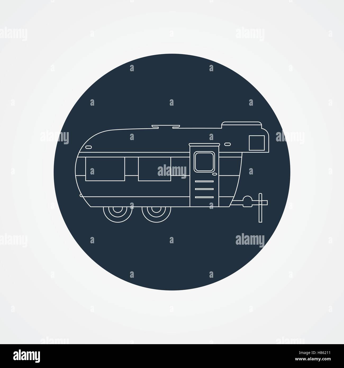 Vintage Caravan Club Badge High Resolution Stock Photography and Images ...