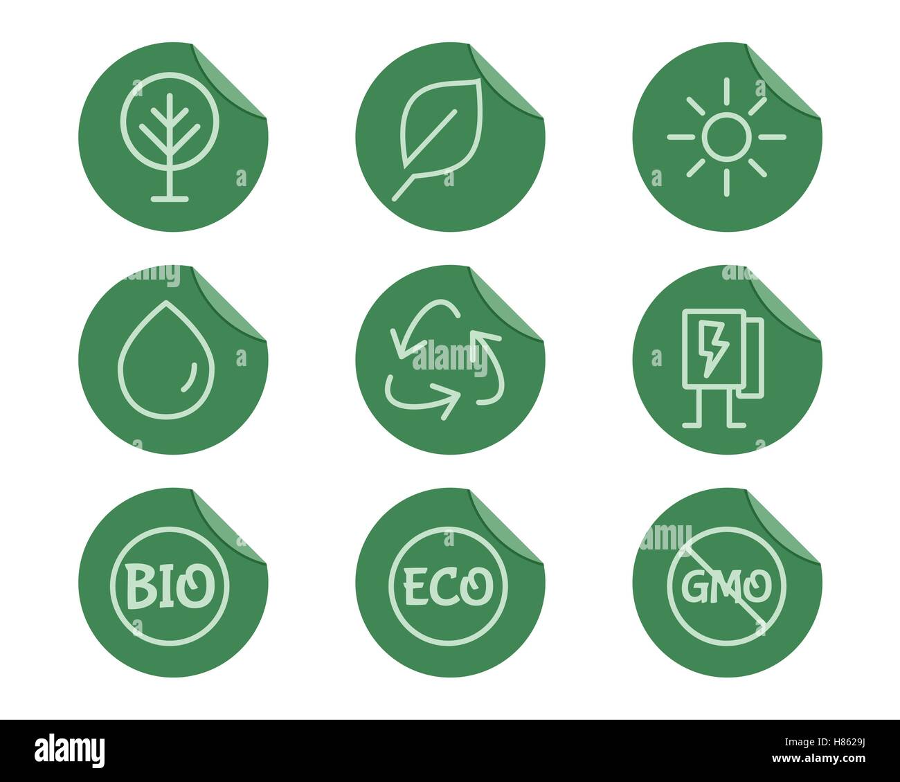 Car logo stickers Stock Vector Images - Alamy