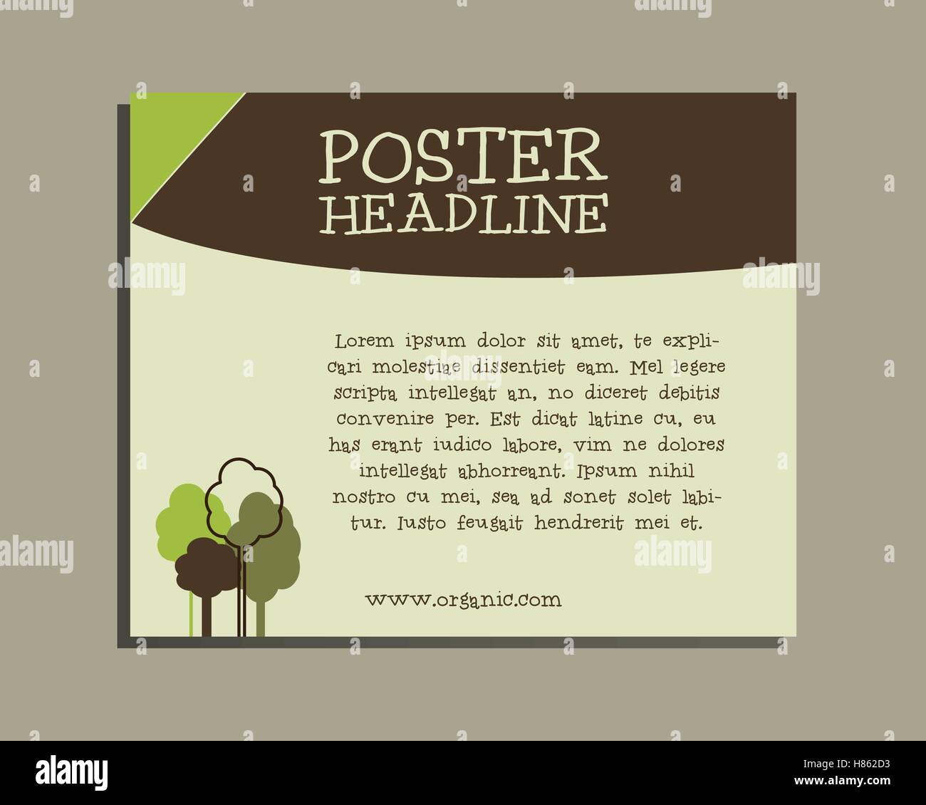 Ecology banner. Go organic and go natural poster design. Lovely colors ...