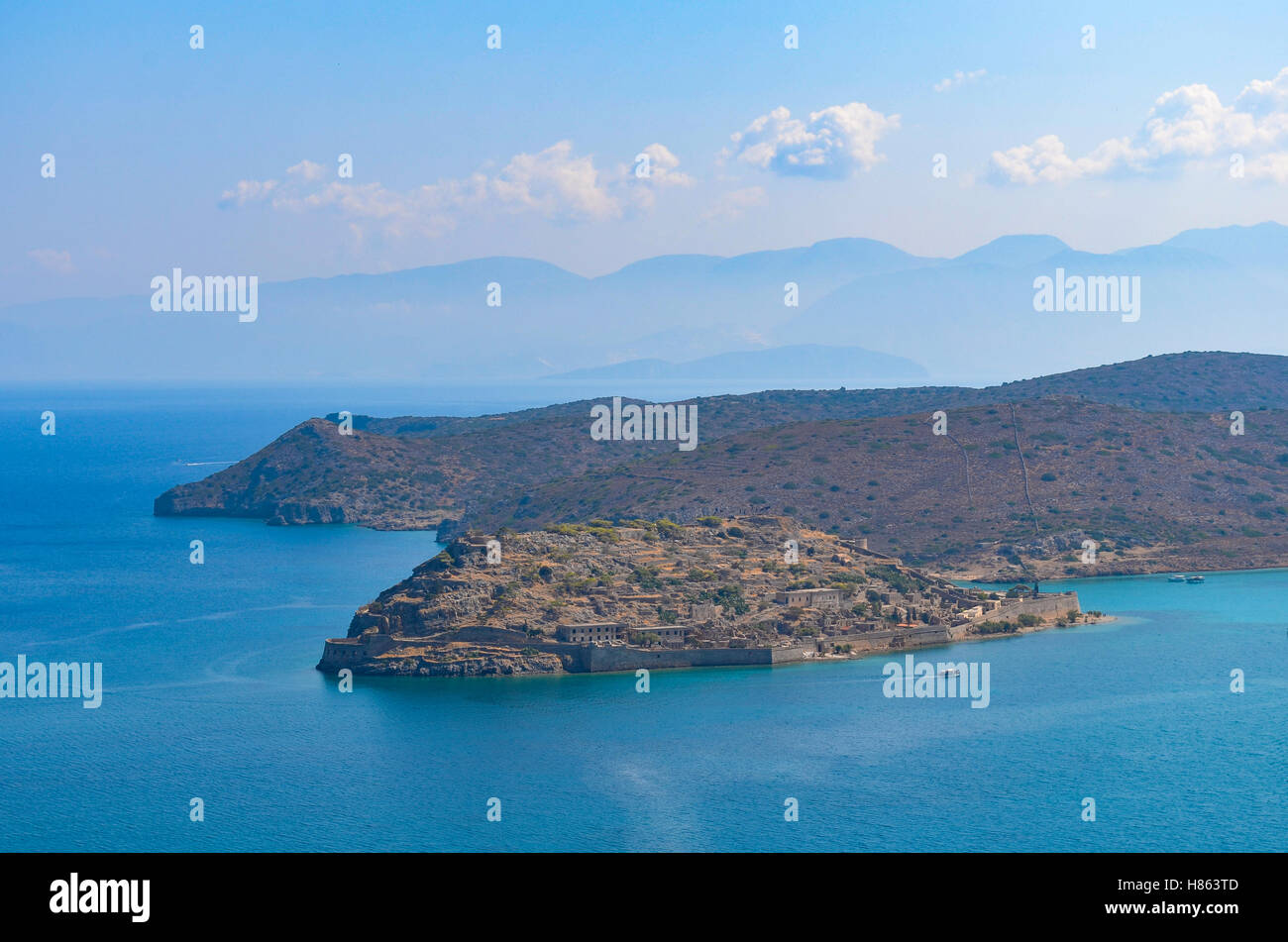Crete greece spinalonga hi-res stock photography and images - Alamy