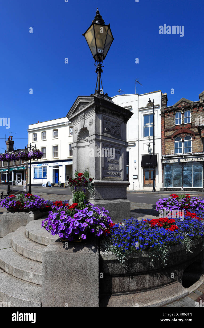 The George Courtald Memorial, Halstead Town, Essex county, England ...