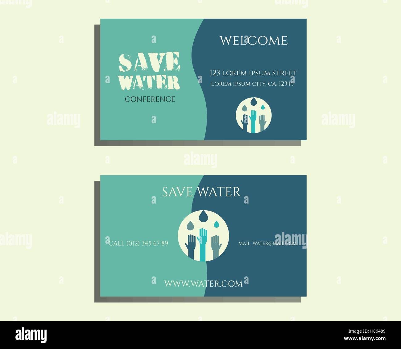 Save water conference poster invitation hi-res stock photography and ...