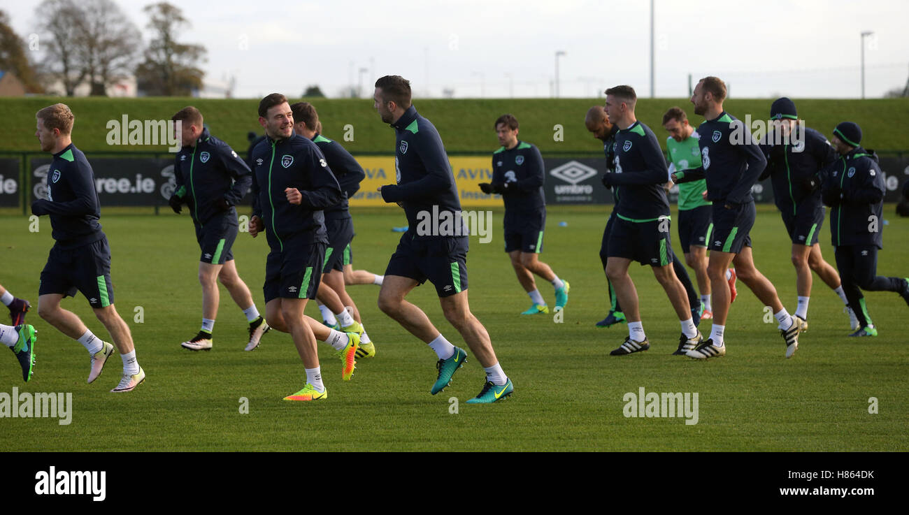 Team training session fai national training centre hi-res stock ...