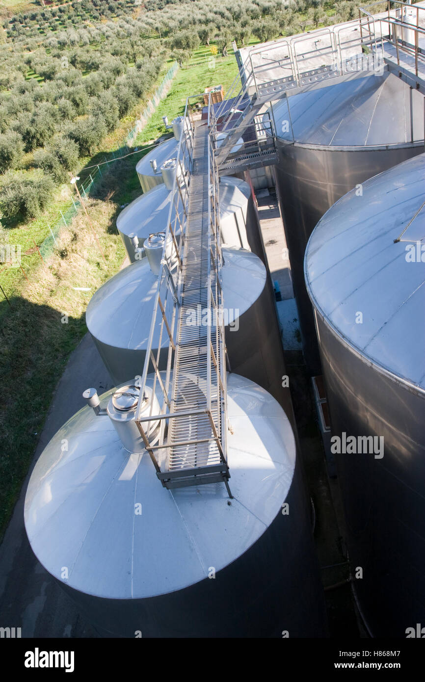 steel container for liquids Stock Photo - Alamy