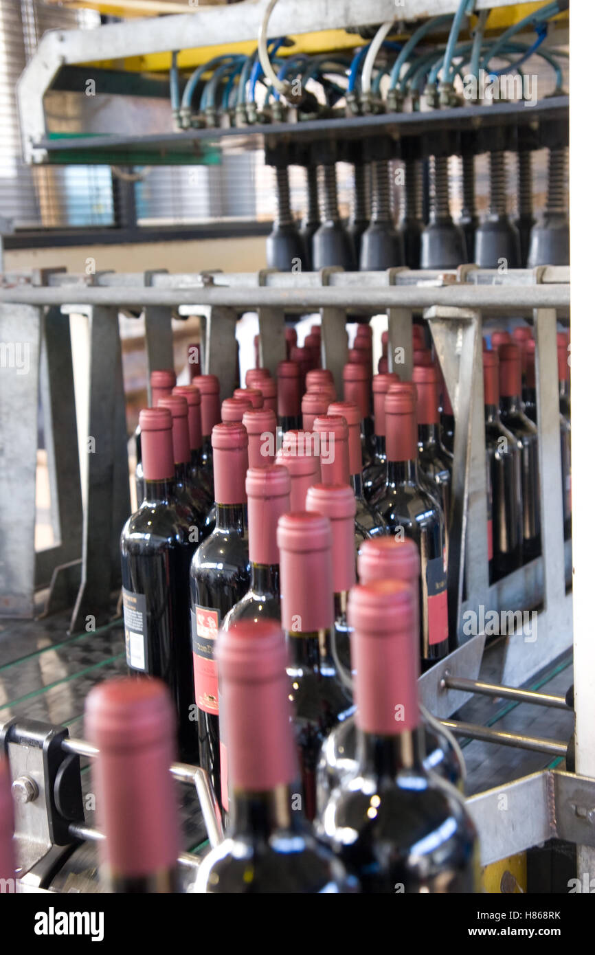 production line in a bottling plant Stock Photo - Alamy