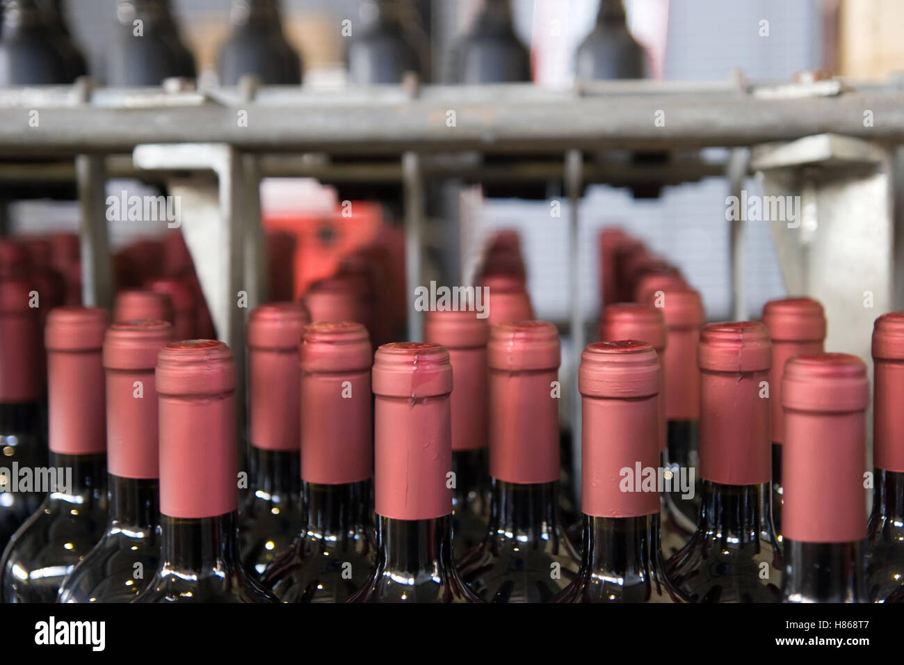 production line in a bottling plant Stock Photo - Alamy