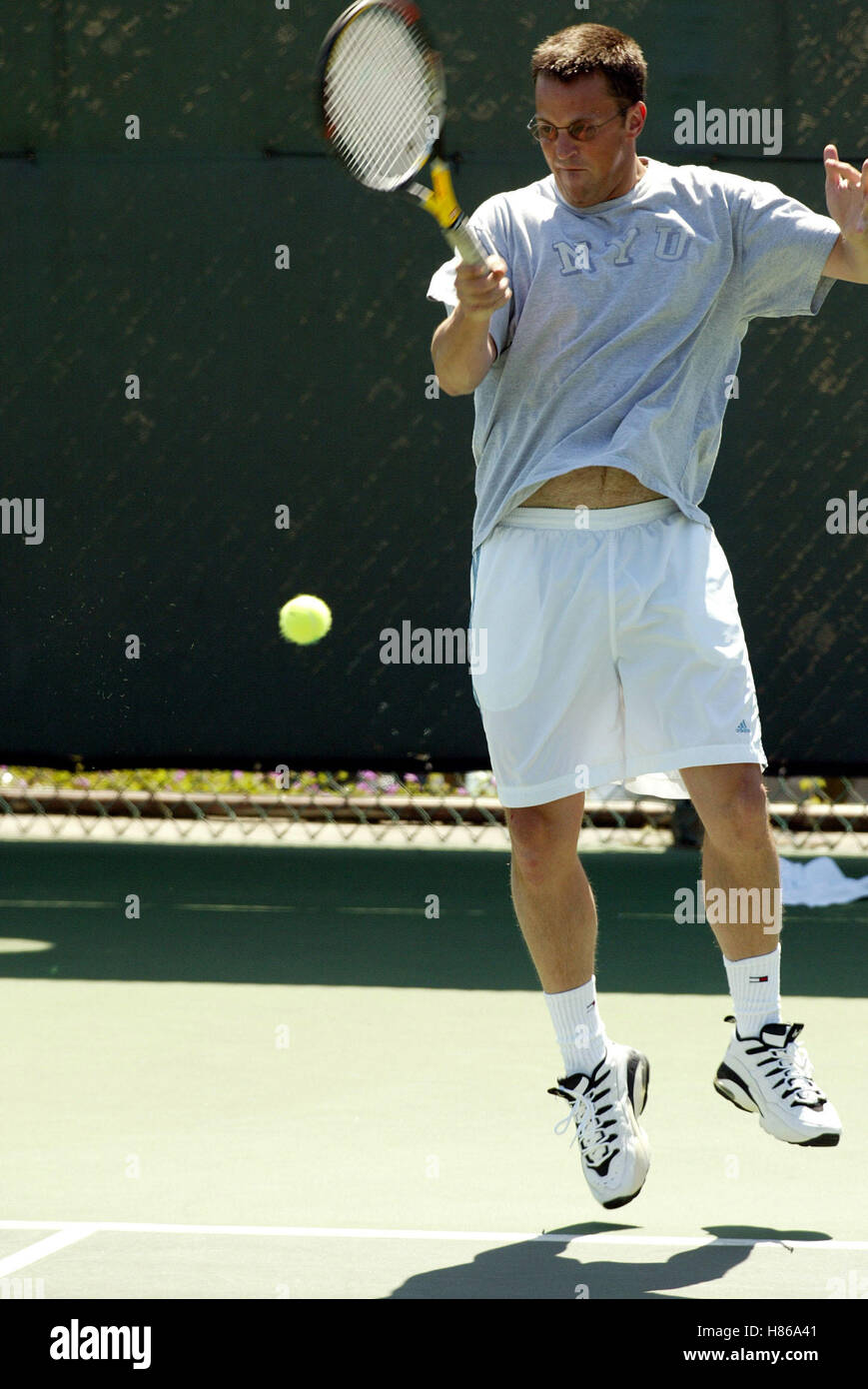 MATTHEW PERRY 1ST CELEBRITY TENNIS CLASSIC BEVERLY HILLS COUNTRY CLUB ...