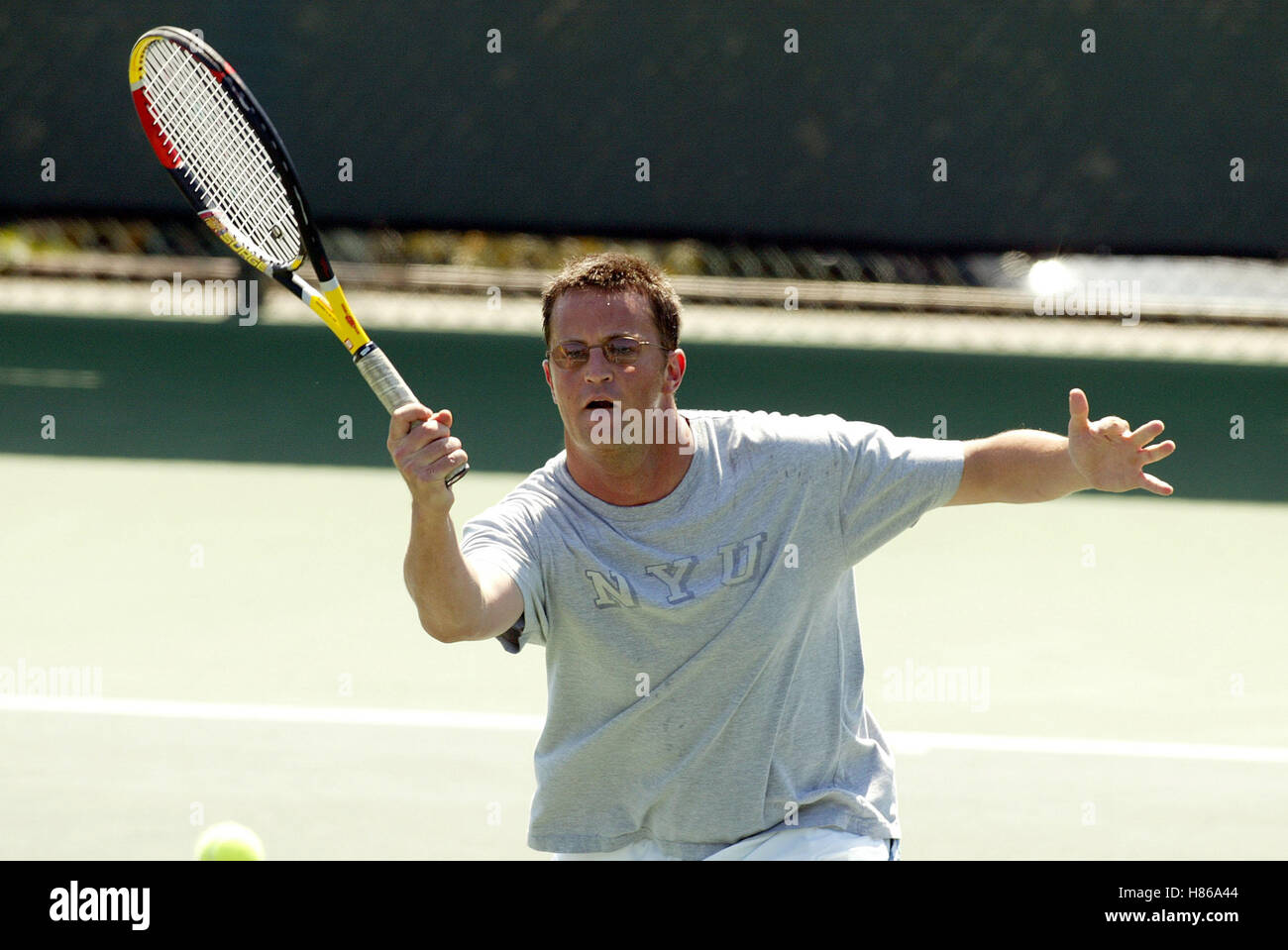 MATTHEW PERRY 1ST CELEBRITY TENNIS CLASSIC BEVERLY HILLS COUNTRY CLUB ...