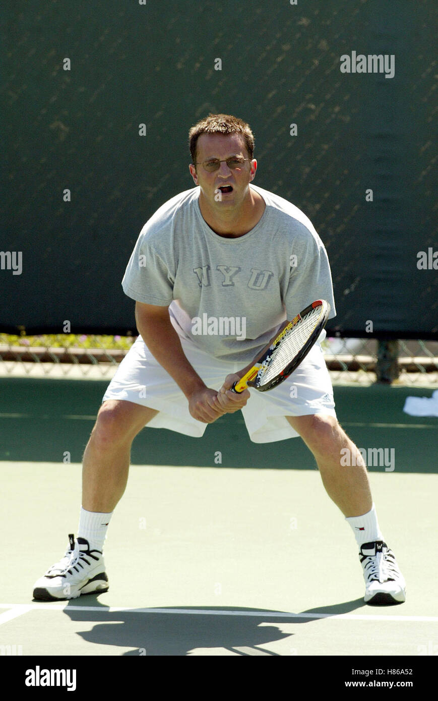 MATTHEW PERRY 1ST CELEBRITY TENNIS CLASSIC BEVERLY HILLS COUNTRY CLUB ...