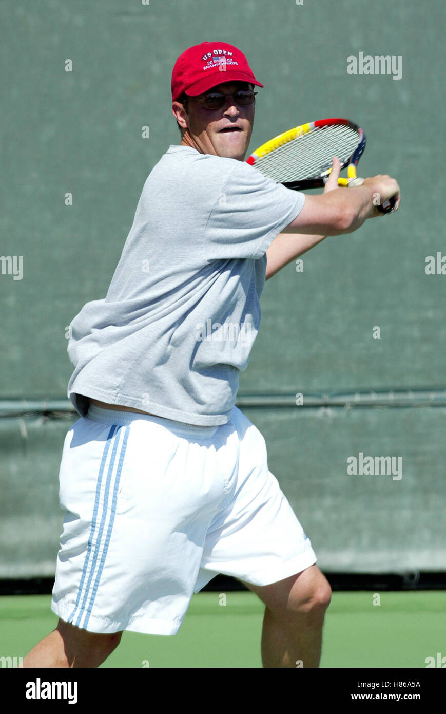 MATTHEW PERRY 1ST CELEBRITY TENNIS CLASSIC BEVERLY HILLS COUNTRY CLUB ...