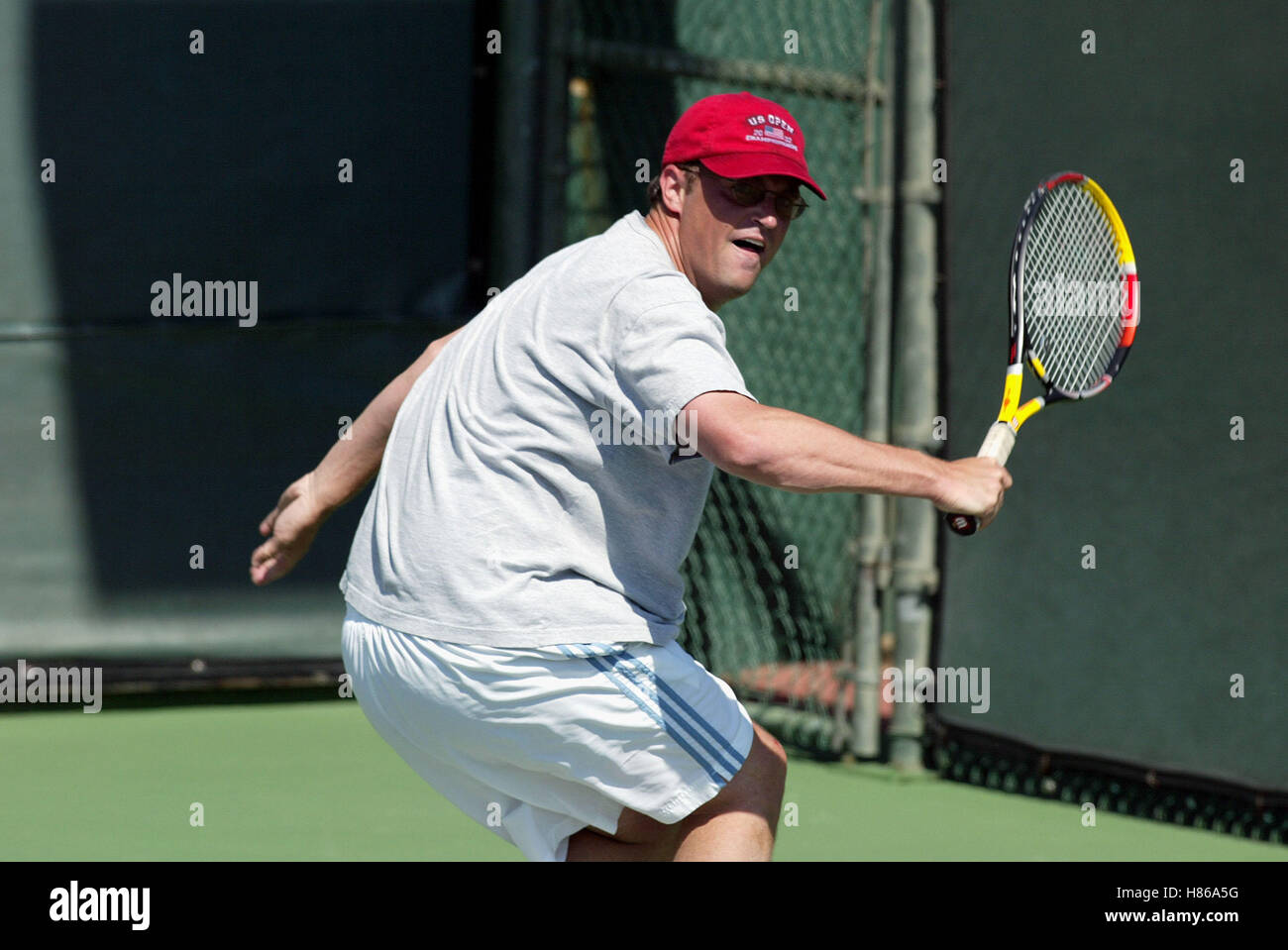 MATTHEW PERRY 1ST CELEBRITY TENNIS CLASSIC BEVERLY HILLS COUNTRY CLUB ...