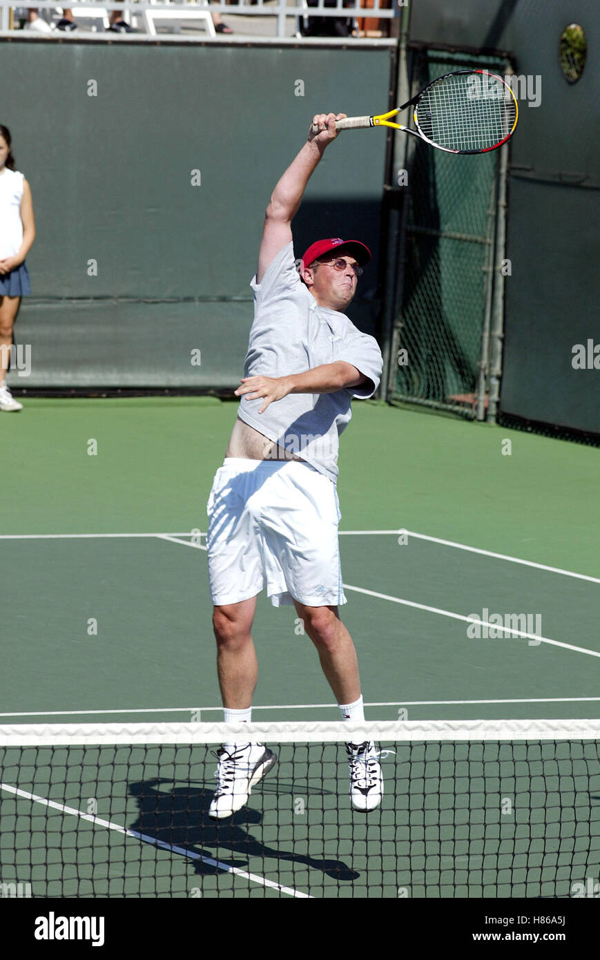 MATTHEW PERRY 1ST CELEBRITY TENNIS CLASSIC BEVERLY HILLS COUNTRY CLUB ...