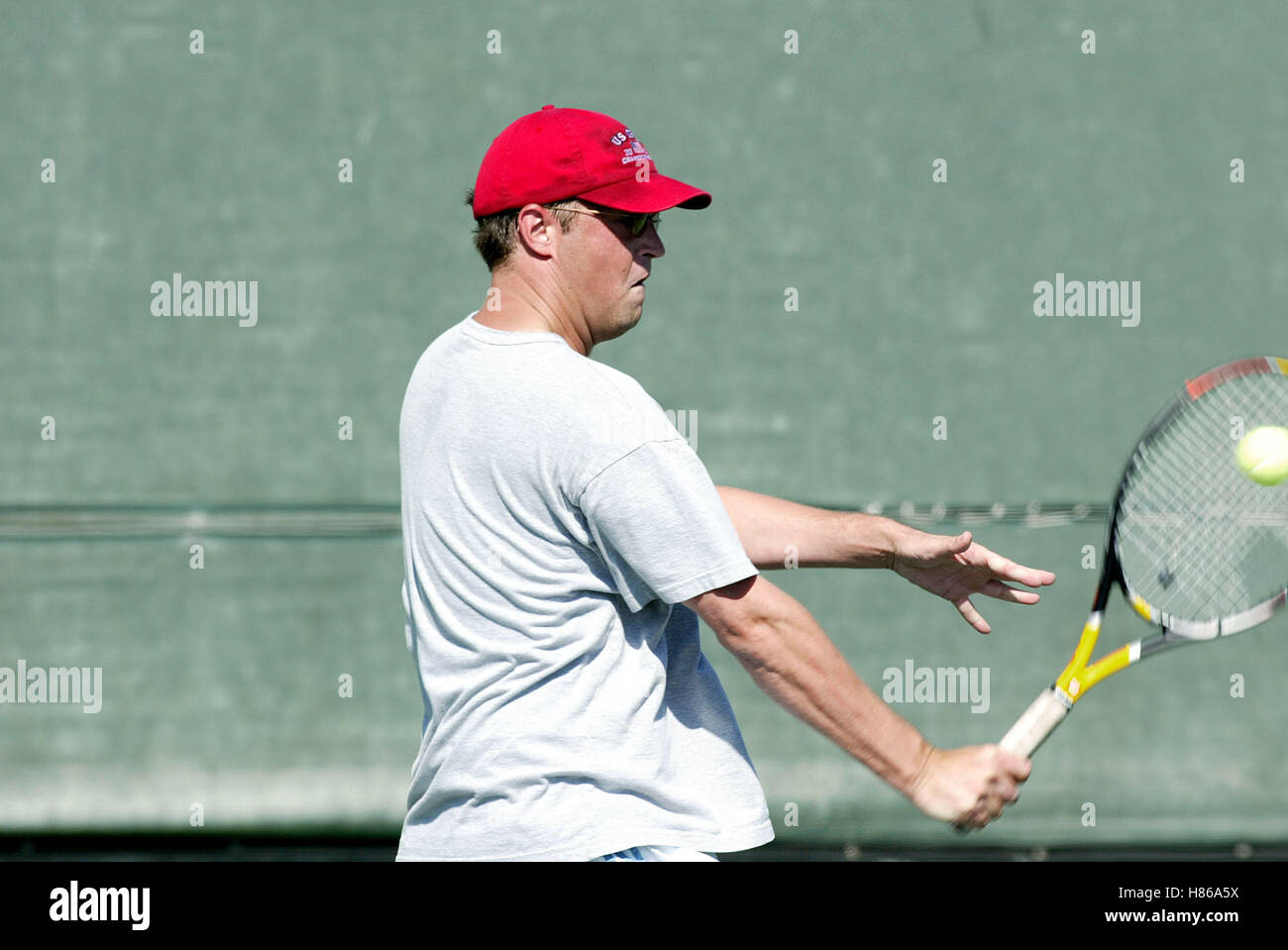 MATTHEW PERRY 1ST CELEBRITY TENNIS CLASSIC BEVERLY HILLS COUNTRY CLUB ...
