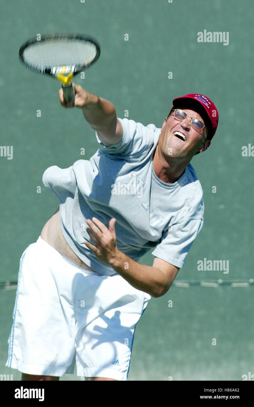 MATTHEW PERRY 1ST CELEBRITY TENNIS CLASSIC BEVERLY HILLS COUNTRY CLUB ...