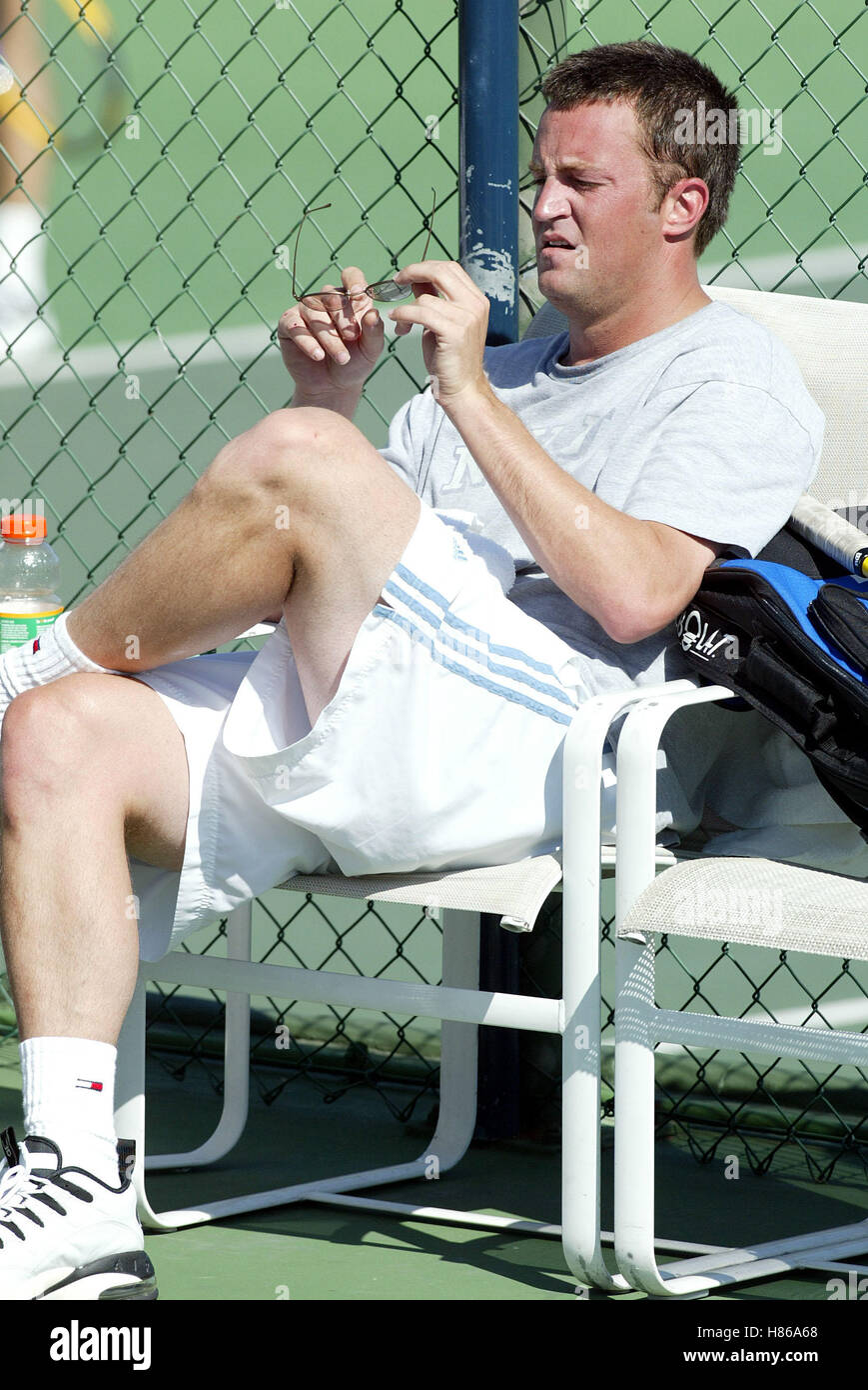 MATTHEW PERRY 1ST CELEBRITY TENNIS CLASSIC BEVERLY HILLS COUNTRY CLUB ...