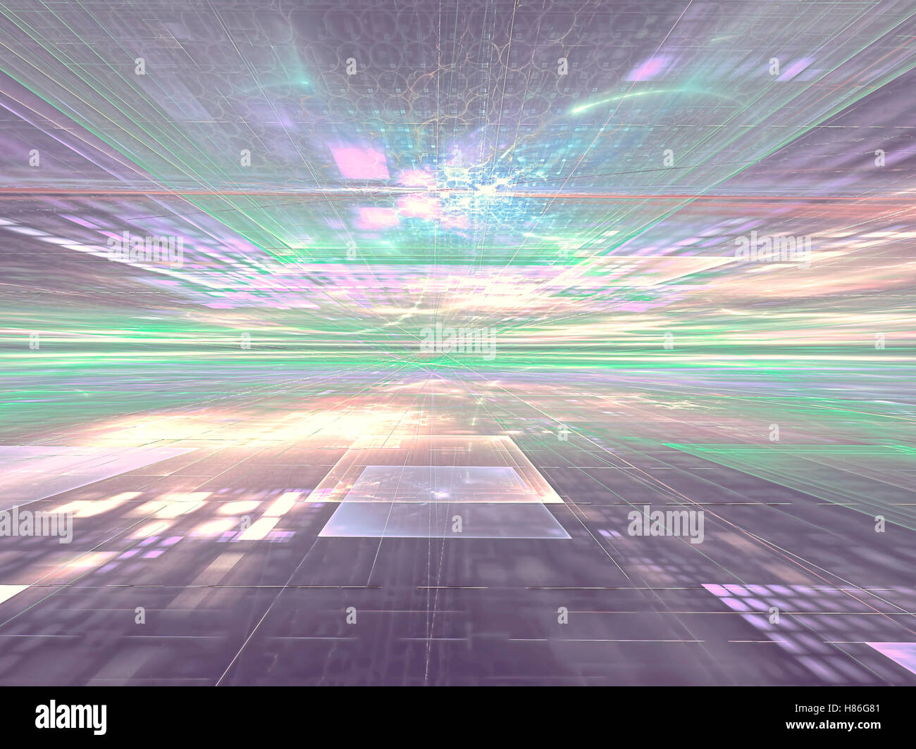 Abstract tech bright background - digitally generated image Stock Photo ...
