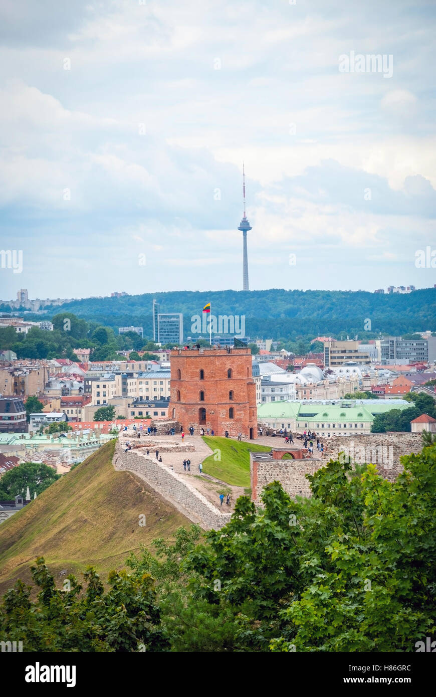 Castle tower in Vilnius, capital of Lithuania Stock Photo - Alamy