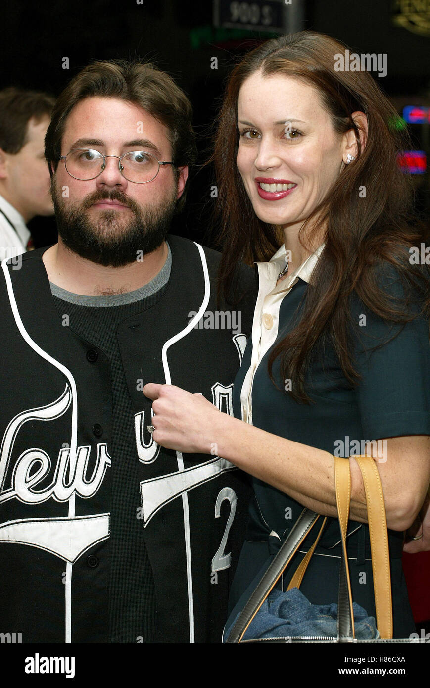 KEVIN SMITH & WIFE CONFESSIONS OF A DANGEROUS MIND PREMIERE WESTWOOD ...