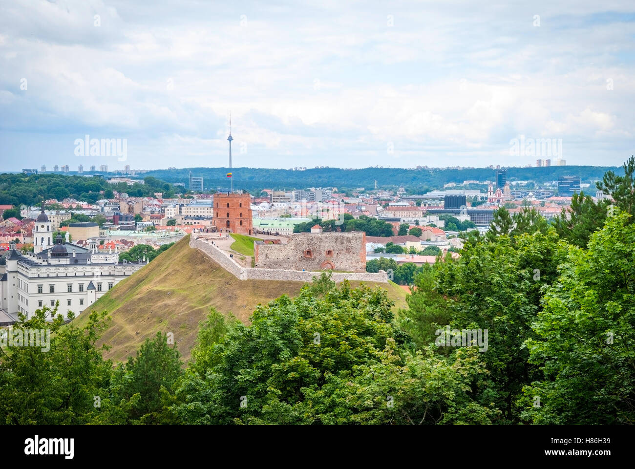 View over Vilnius in summer, capital of Lithuania Stock Photo - Alamy