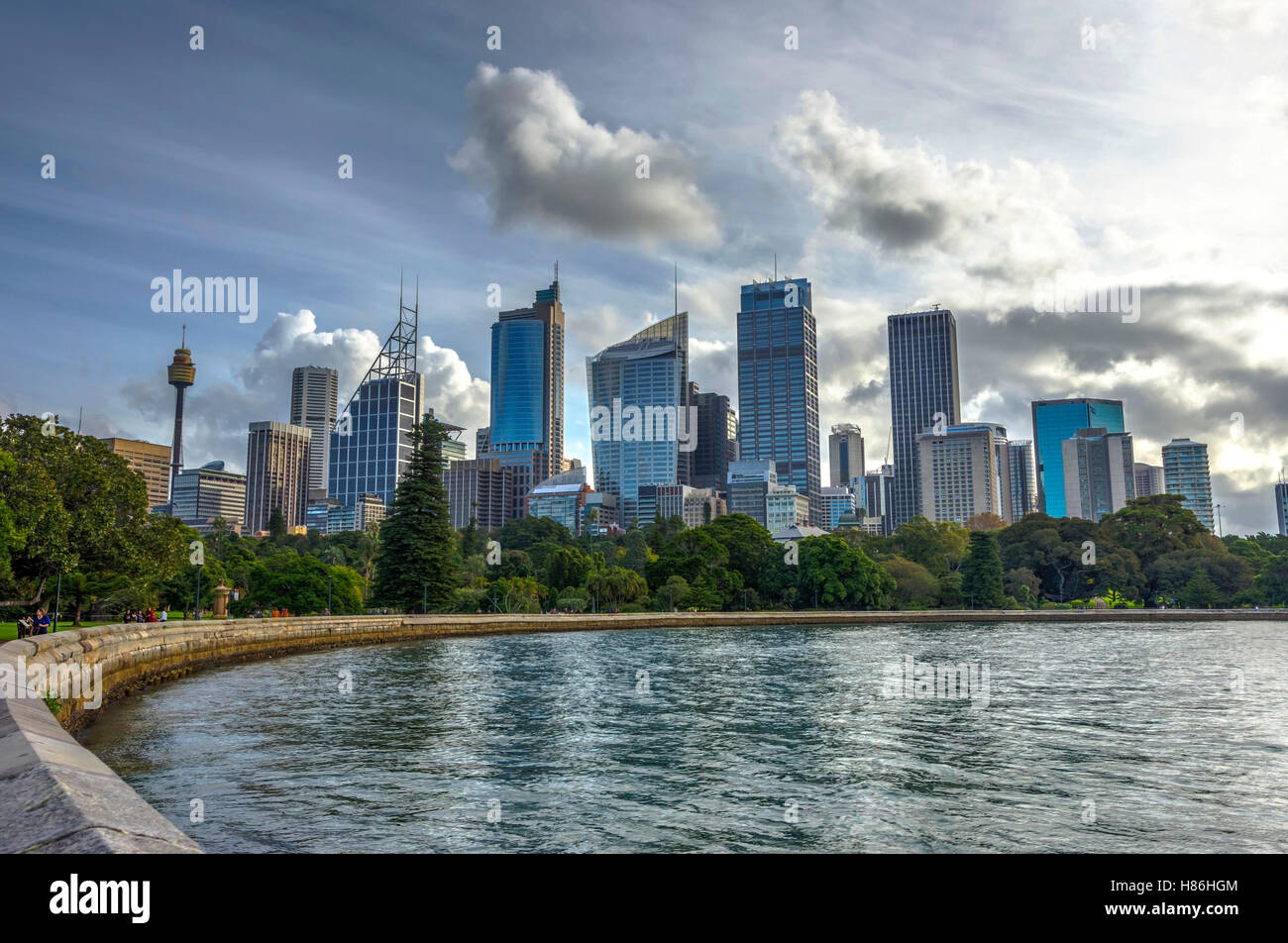 View on Sydney skyline in daytime, HDR photo Stock Photo - Alamy
