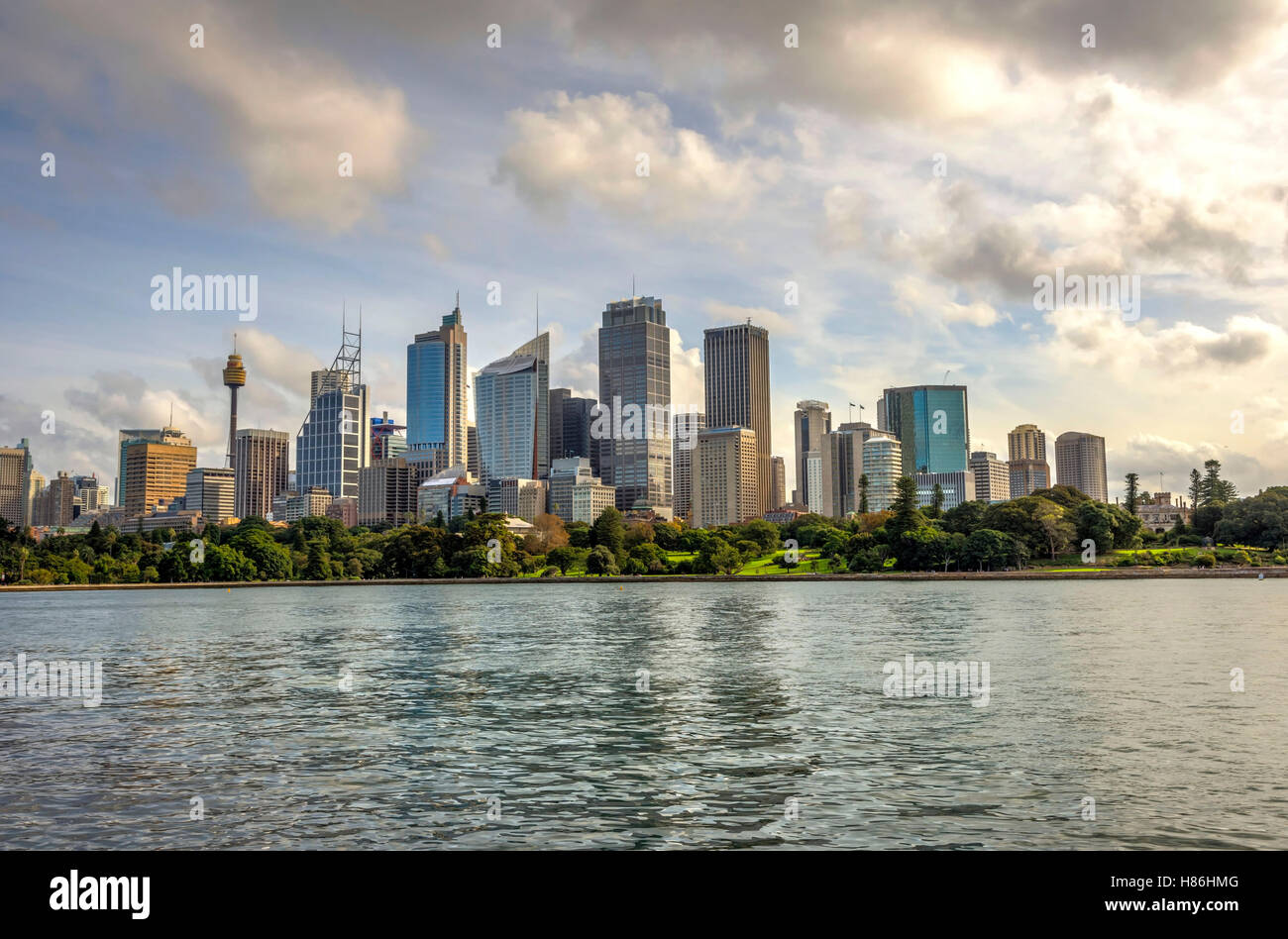 View on Sydney skyline in daytime, HDR photo Stock Photo - Alamy